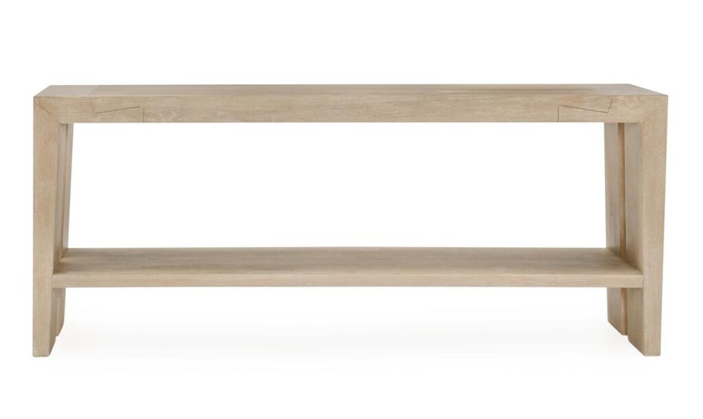 Troy Reclaimed Oak Console Table Rustic Modern | Terra Nova Designs